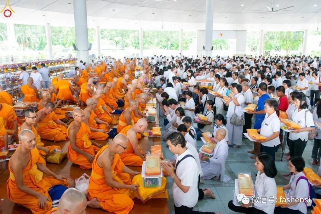 On June’2019 the Offering Ceremony held for supporting the 323 temples ...